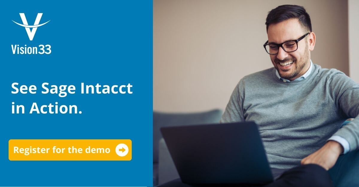 Sage Intacct Live Demo Invite